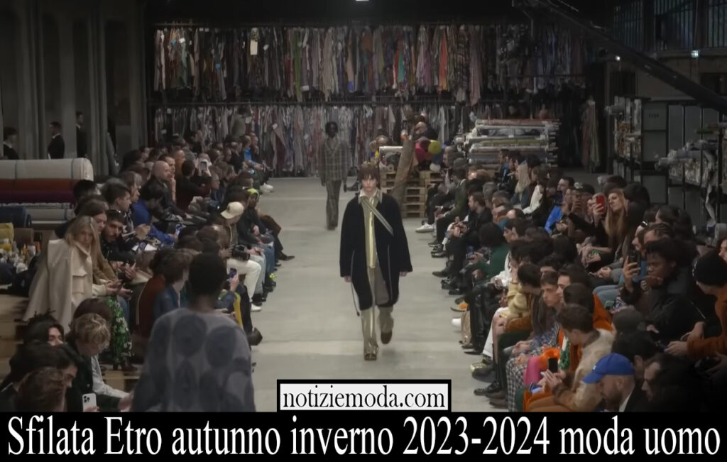 Sfilata Etro autunno inverno 2023-2024 uomo
